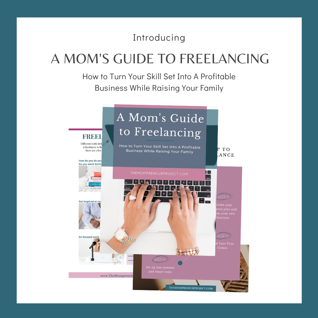 Freelancing Guide Mockup 1 - The Mompreneur Project